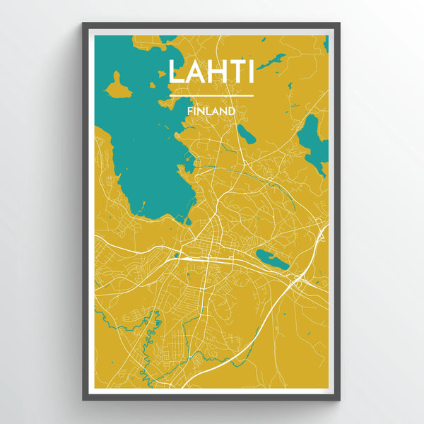 Lahti City Map Print - Point Two Design