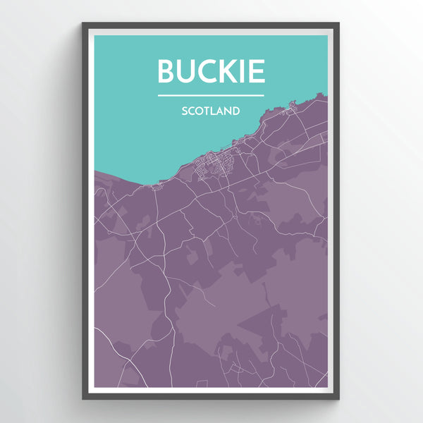Buckie City Map Print - Point Two Design
