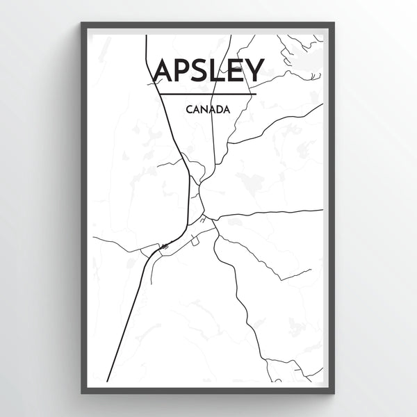 Apsley City Map Print - Point Two Design