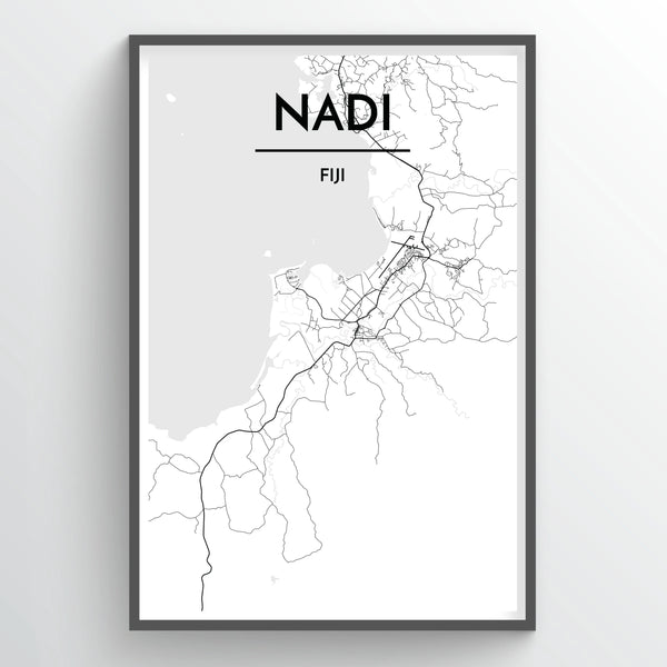 Nadi City Map Print - Point Two Design