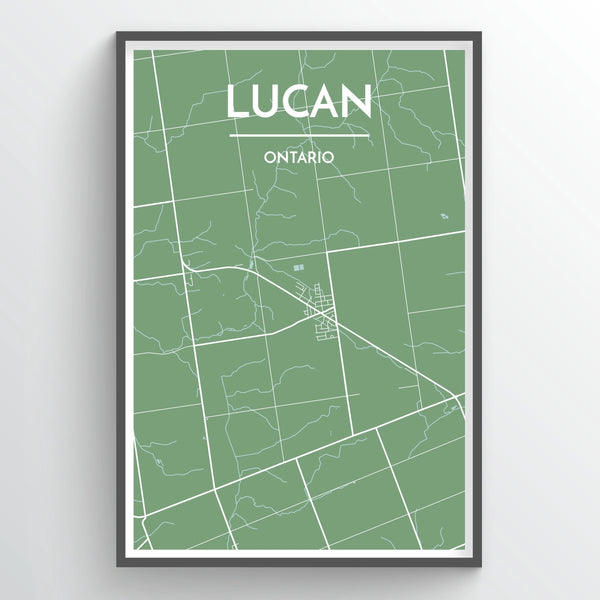 Lucan City Map Print - Point Two Design