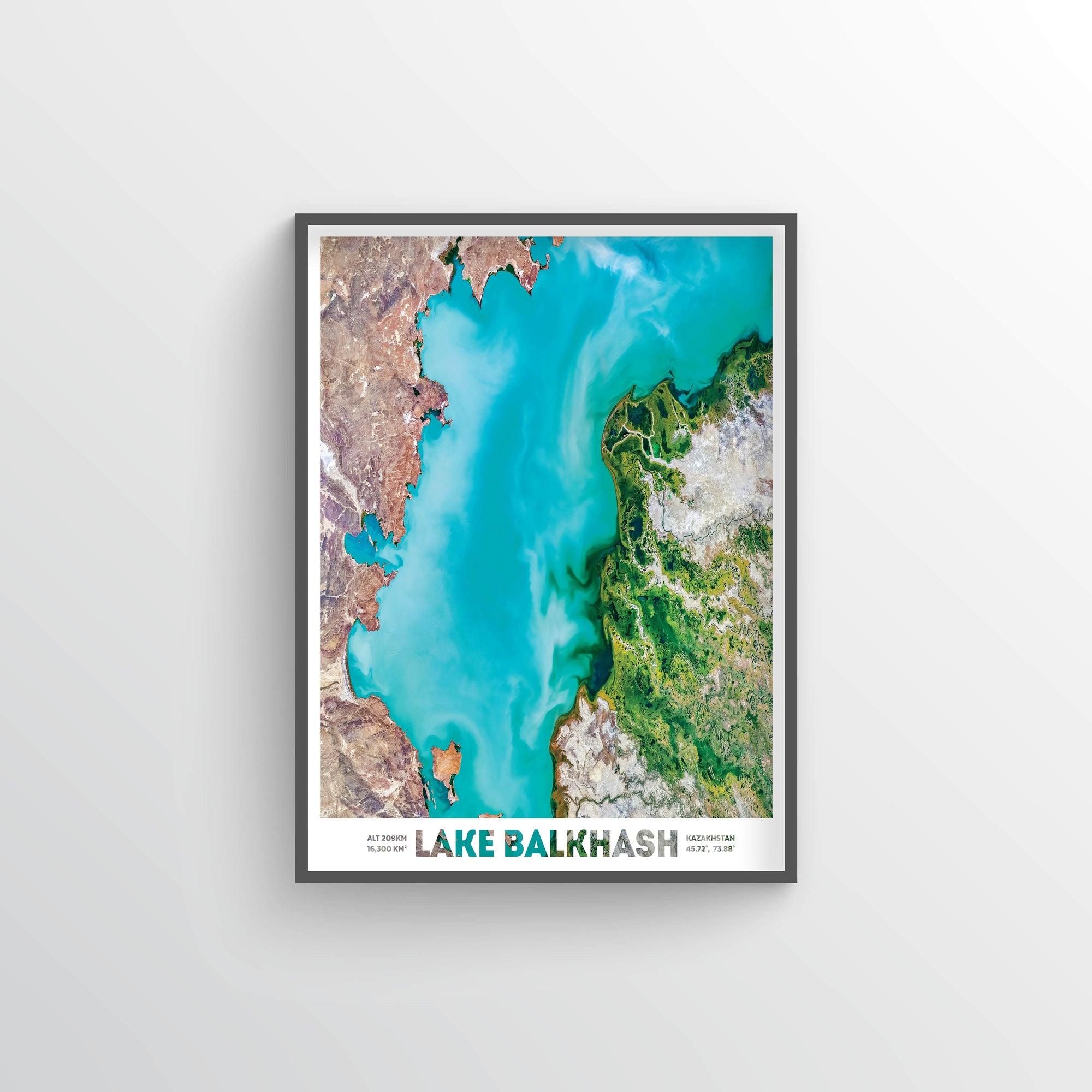 Lake Balkhash World Map