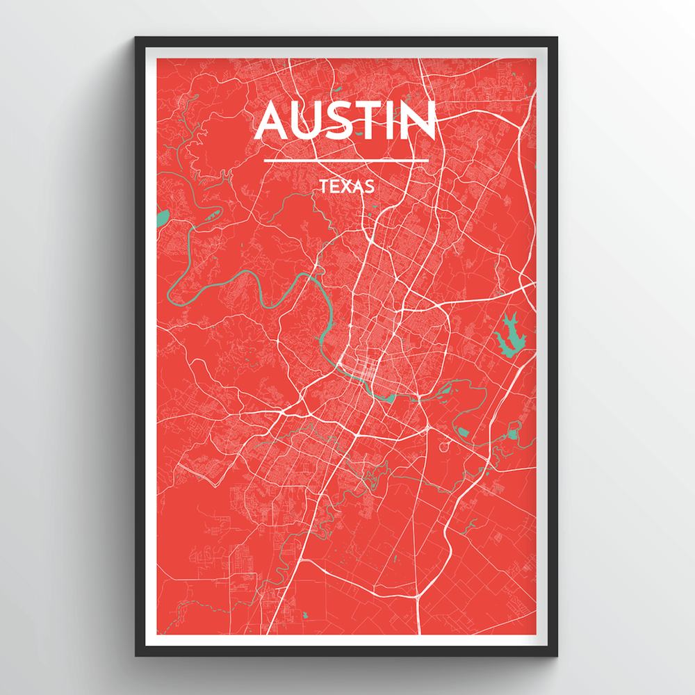 Printable Map Of Texas Austin