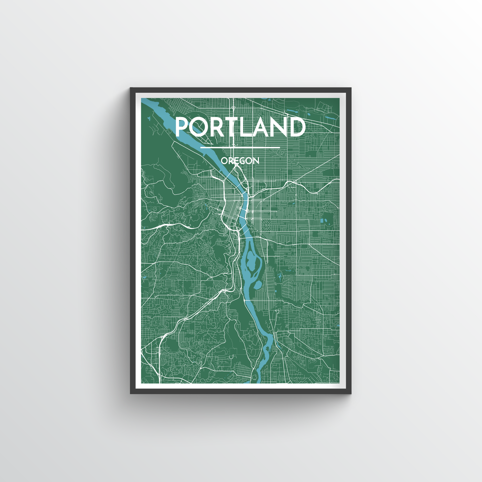 Portland, Or Map